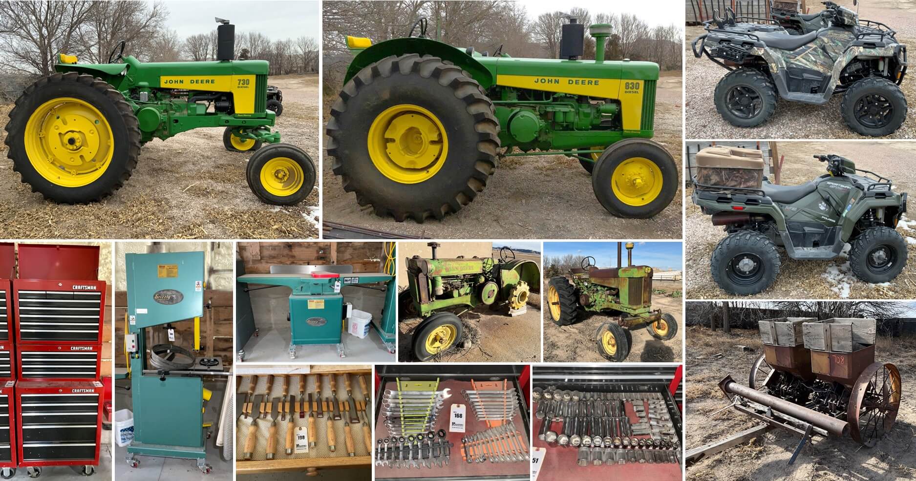 Antique Tractors, Shop Tools And Equipment • Kraupie's Real Estate ...